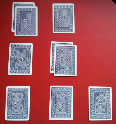 Discovering integer sequences by dealing cards | The Aperiodical