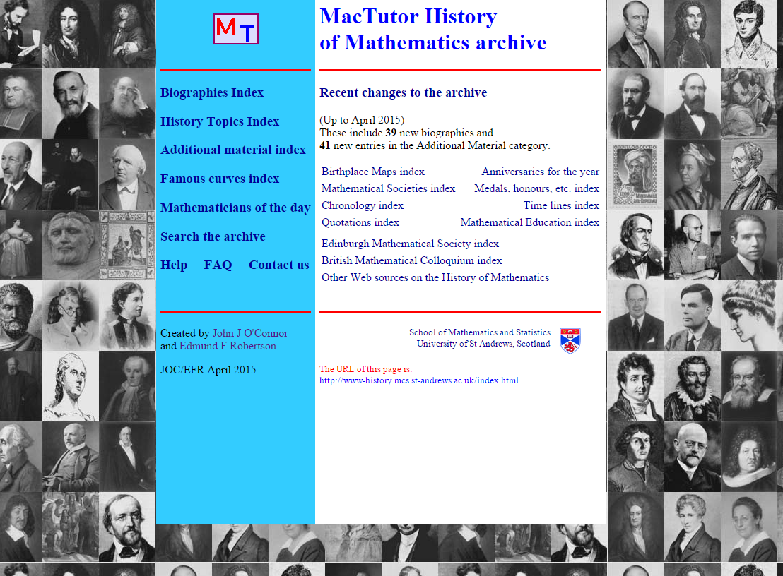 MacTutor History of Mathematics website creators honoured by LMS | The ...