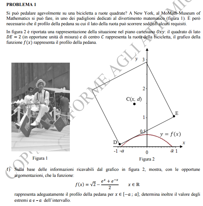 Square wheels in an Italian maths exam | The Aperiodical
