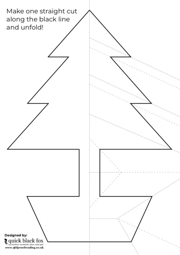 Aperiodvent, Day 13: Fold-and-Cut Christmas Tree | The Aperiodical
