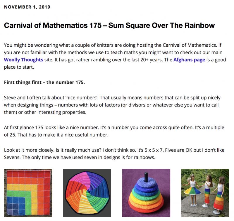Carnival of Maths 175 | The Aperiodical