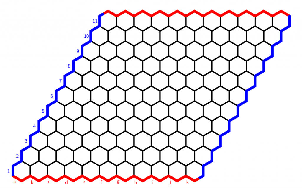 Introducing hexboard – a LaTeX package for drawing games of Hex | The ...