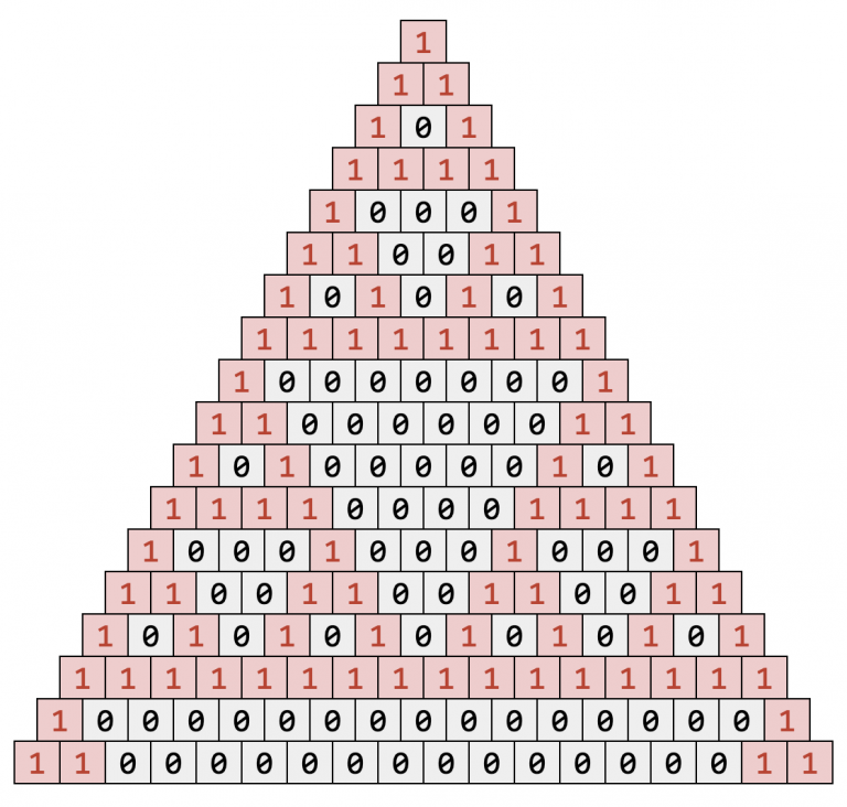 Numbers and number patterns in Pascal’s triangle | The Aperiodical