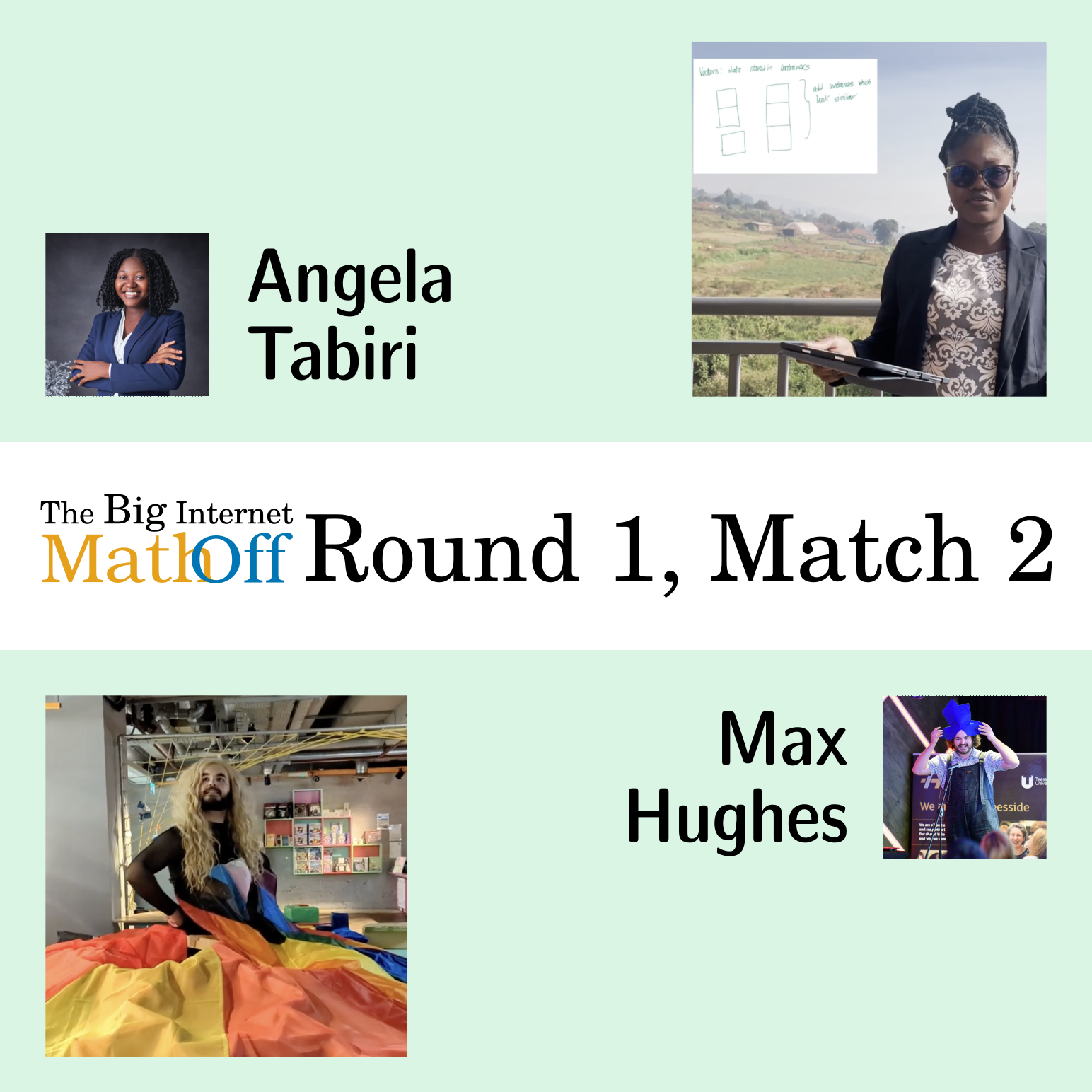 The Big Internet Math-Off 2024, Round 1, Match 2 | The Aperiodical