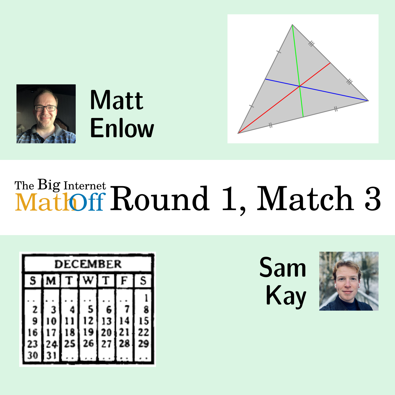 The Big Internet Math-Off 2024, Round 1, Match 3 | The Aperiodical