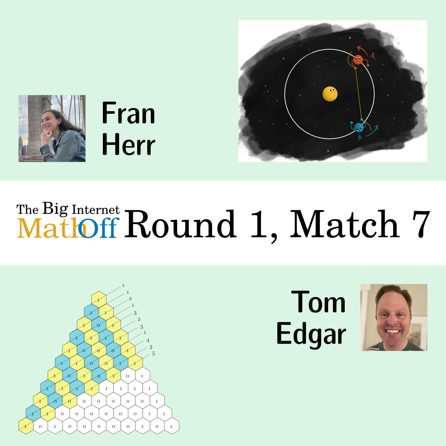 The Big Internet Math-Off 2024, Round 1, Match 7 | The Aperiodical